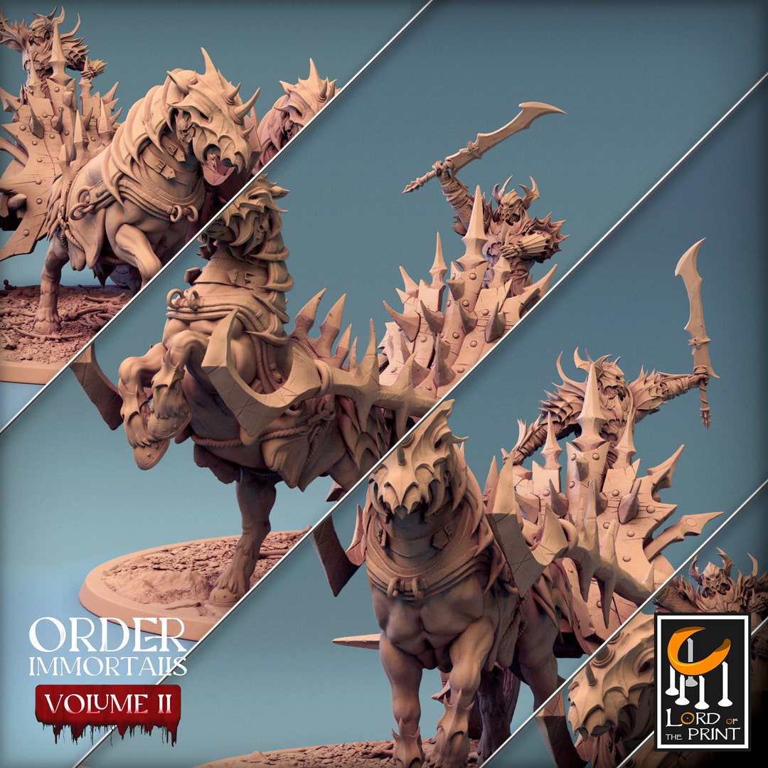 Dread Chariot Fantasy RPG BOSS Miniature Resin 3D Print Lord of the ...
