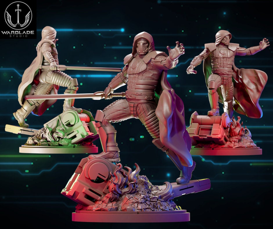 Darth Malgus Miniature SW Shatterpoint Compatible 40mm Resin 3D Print ...