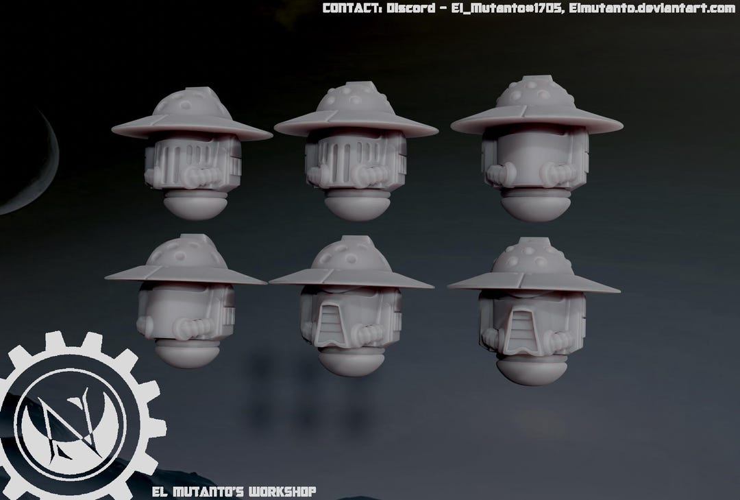 Void Marines MK2 - Steel Fighter Trench Helmets (bag of 6) - Warhammer ...