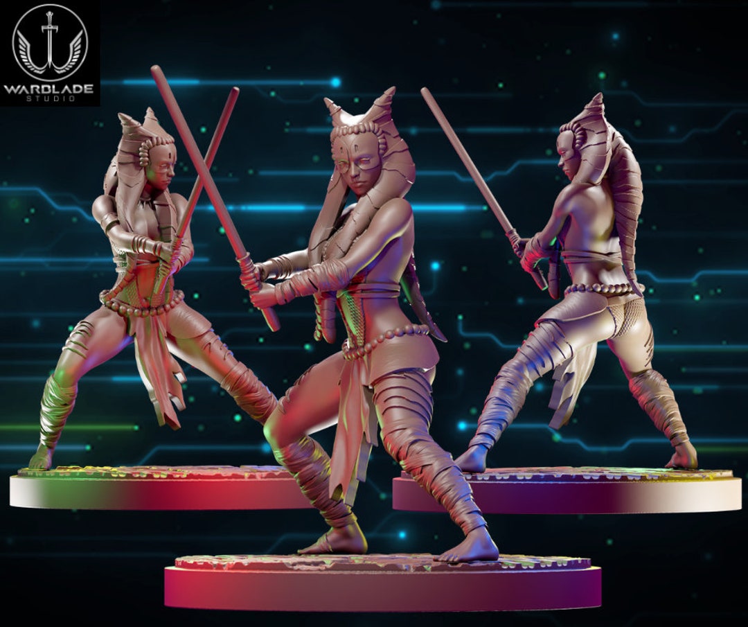 Shaak Ti Sw Shatterpoint Compatible 40mm Resin 3d Print War Blade
