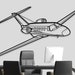 Citation M2 Plane Silhouette: Metal Wall Art Decor - Etsy