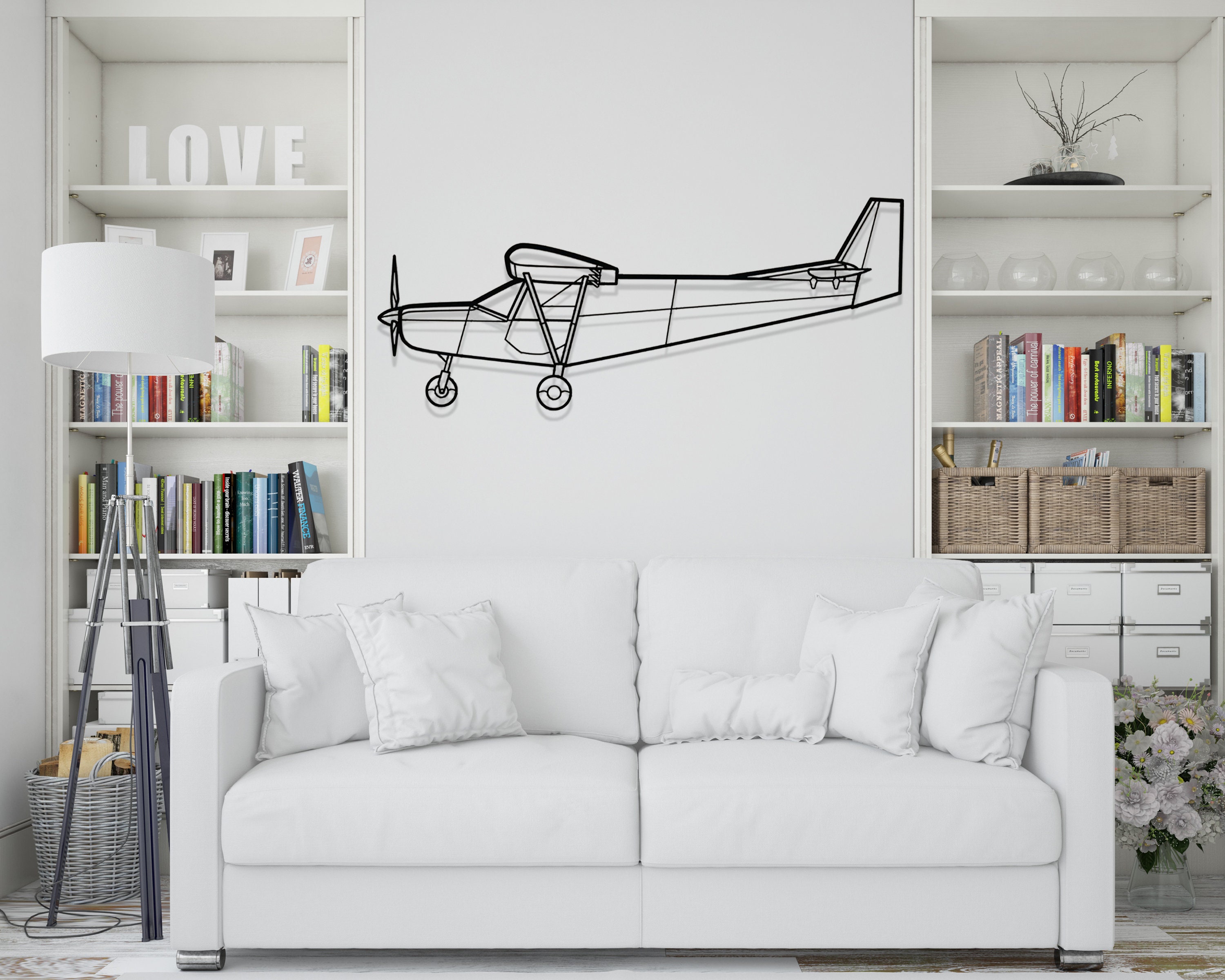 Zenith Stol CH 701 Airplane Silhouette Metal Wall Art Plane - Etsy