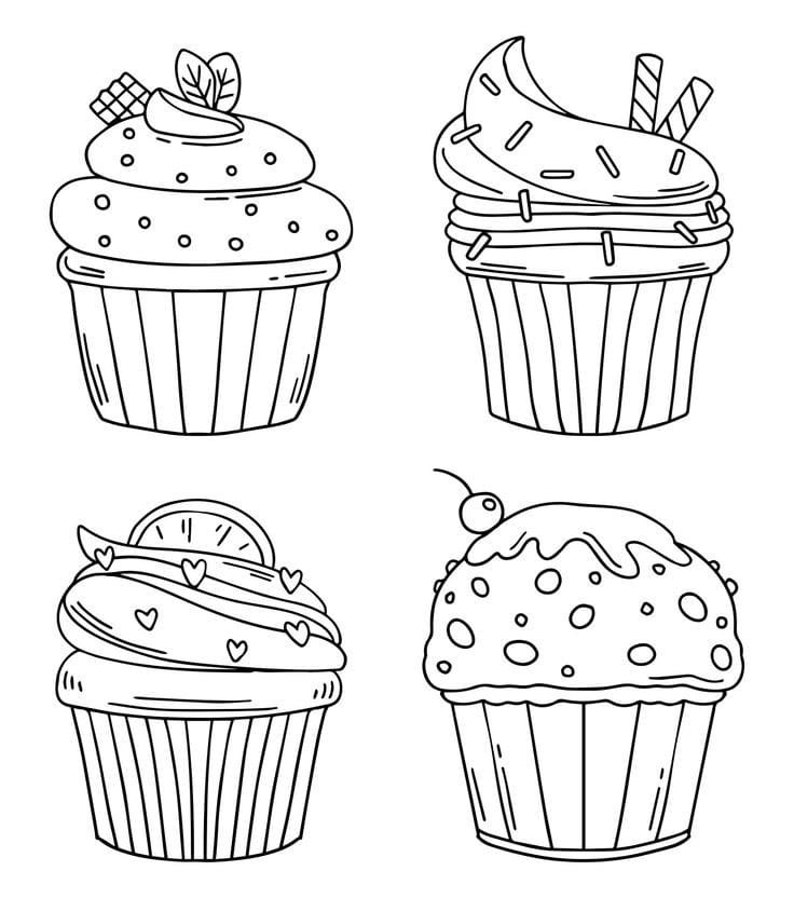 Cakes Coloring Pages, Printable Coloring Pages, Fun Coloring Activities ...