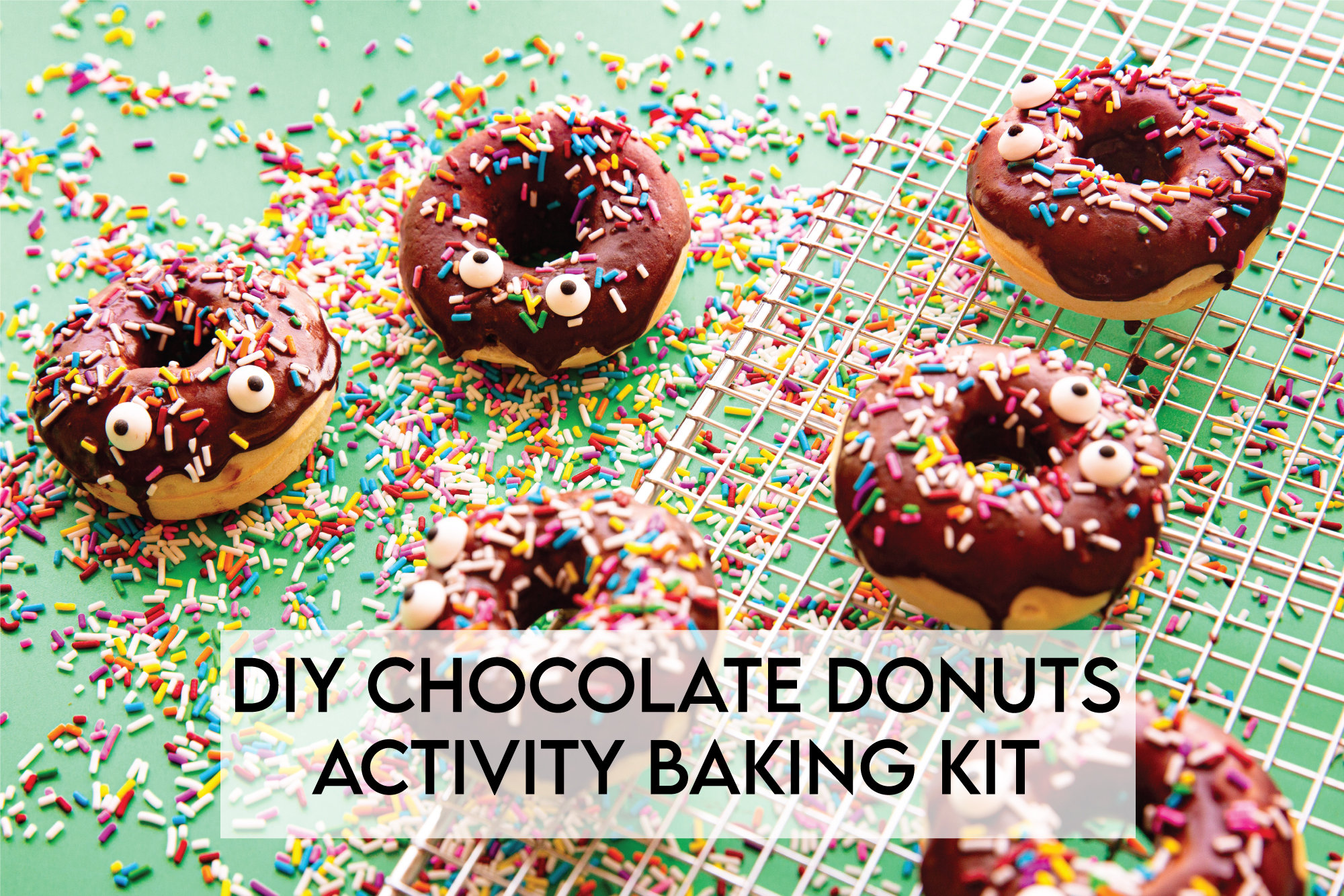 Homebaker DIY Delicious Chocolate Donuts Baking Activity Kit - Includes ...