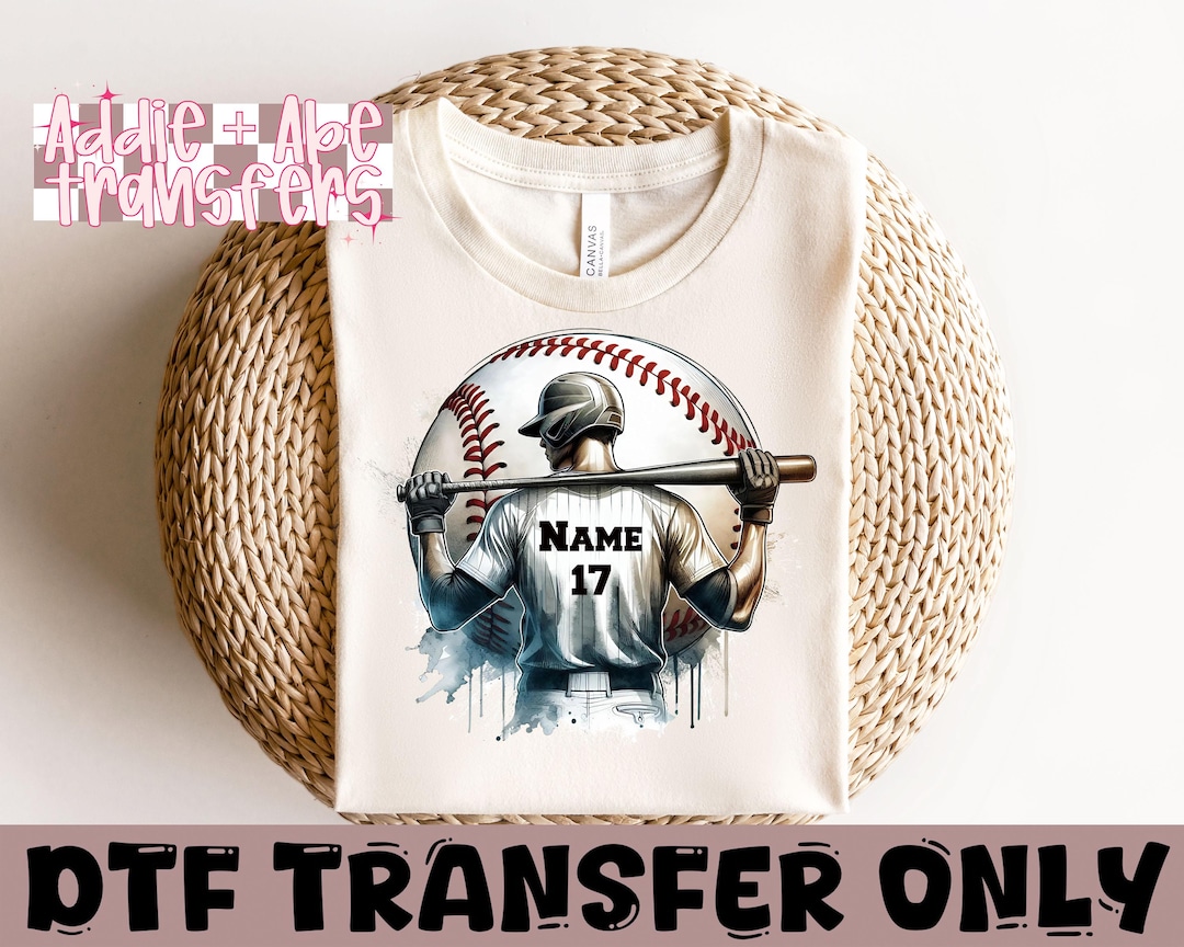 Baseball DTF Transfer| Custom Baseball DTF Transfer - Etsy