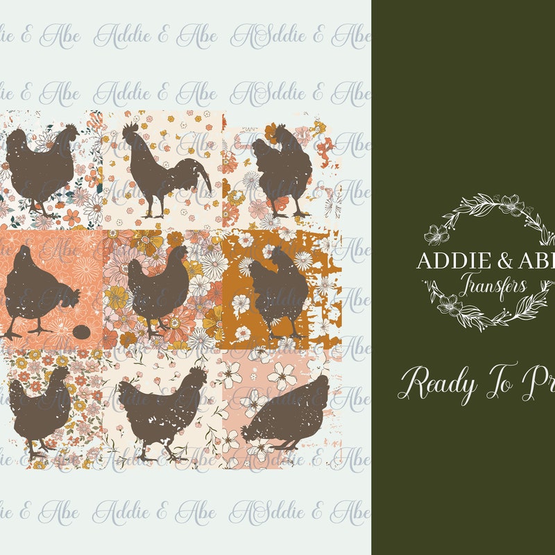 Patchwork Chicken - Etsy