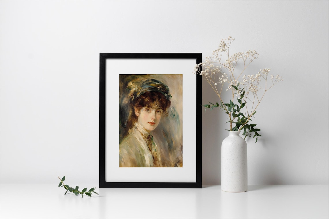 Vintage Regency Art | Portrait of Elizabeth Bennet | DIGITAL DOWNLOAD ...