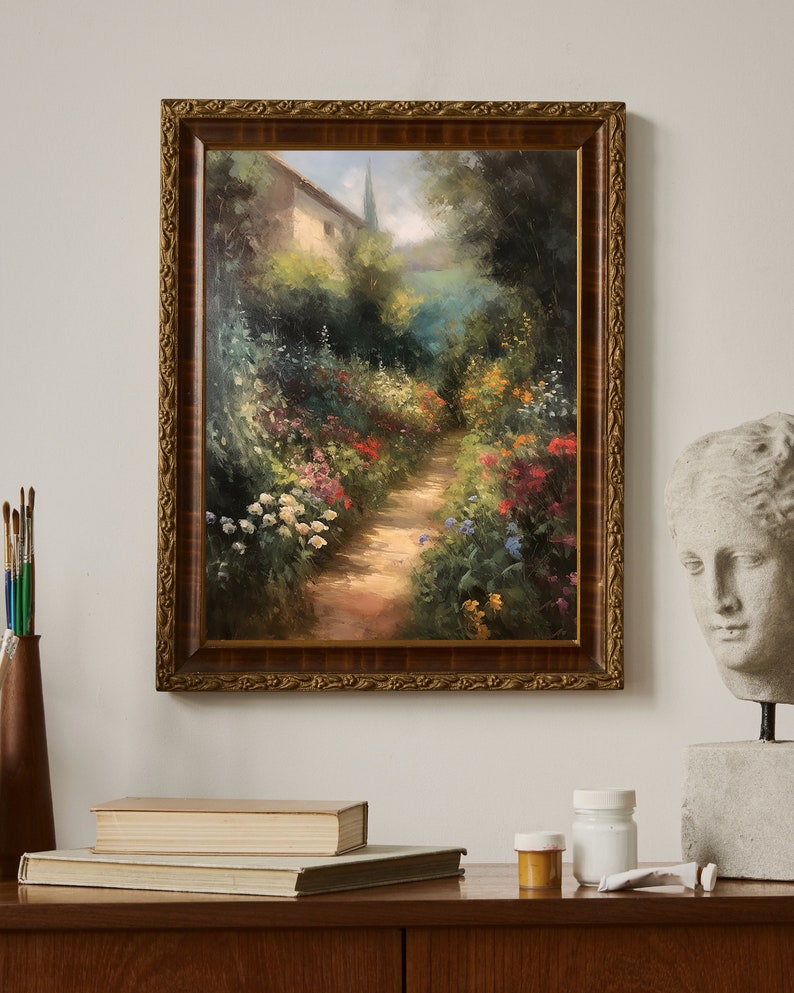 Romantic Art | French Cottage Garden | DIGITAL DOWNLOAD - Etsy