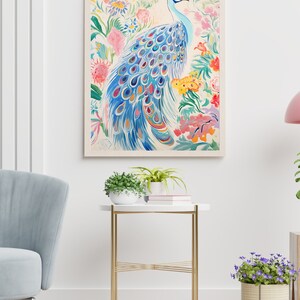 Beautiful Peacock | Beautiful Modern Art | DIGITAL DOWNLOAD - Etsy
