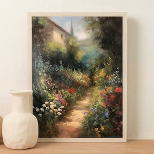 Romantic Art | French Cottage Garden | DIGITAL DOWNLOAD - Etsy