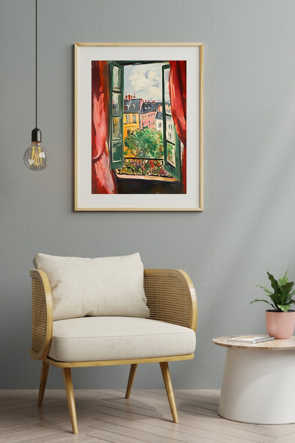 Modern Art | Paris Window View | DIGITAL DOWNLOAD - Etsy