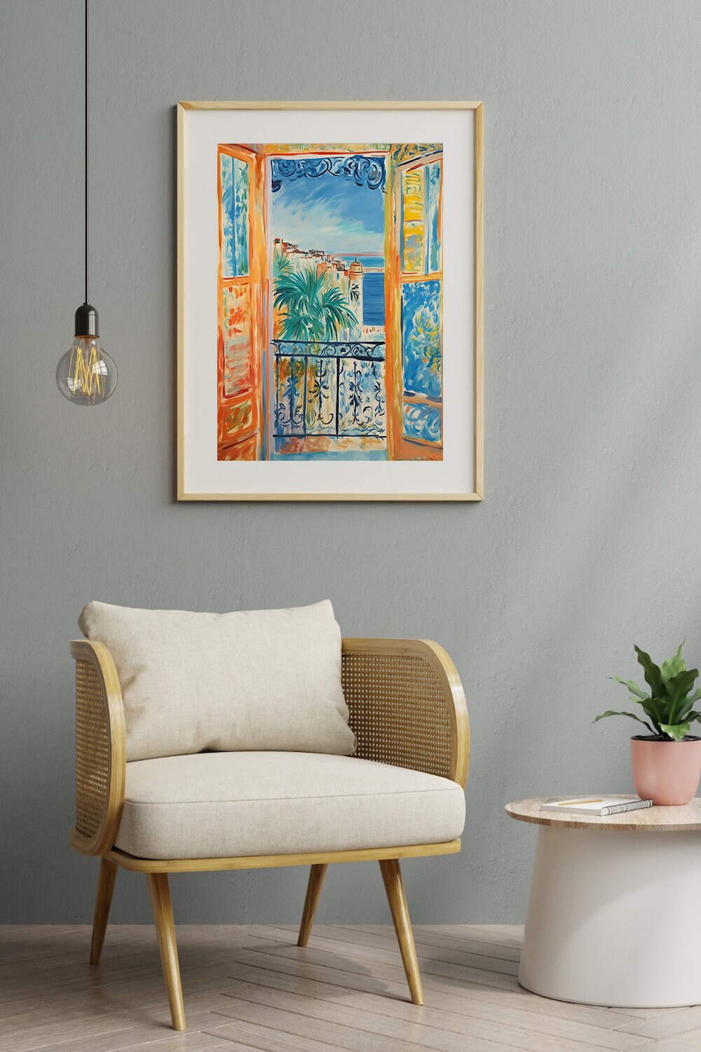 Modern Art | Mediterranean Balcony View | DIGITAL DOWNLOAD - Etsy