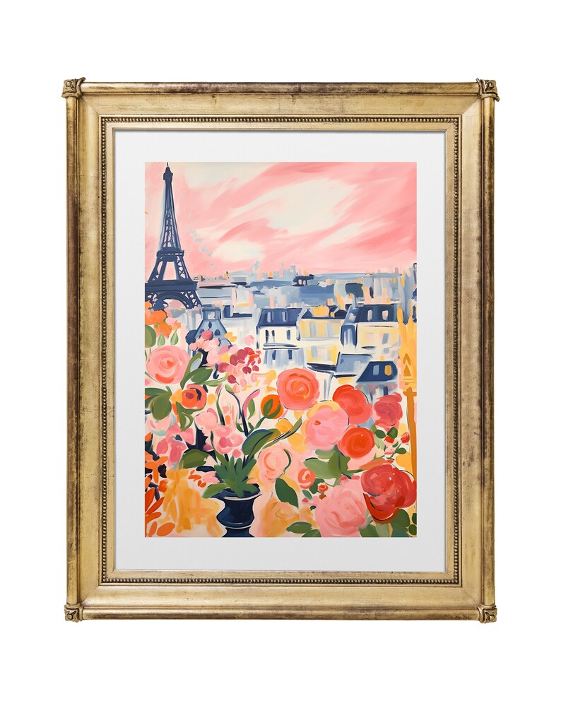 Springtime in Paris | Beautiful Modern Art | DIGITAL DOWNLOAD - Etsy