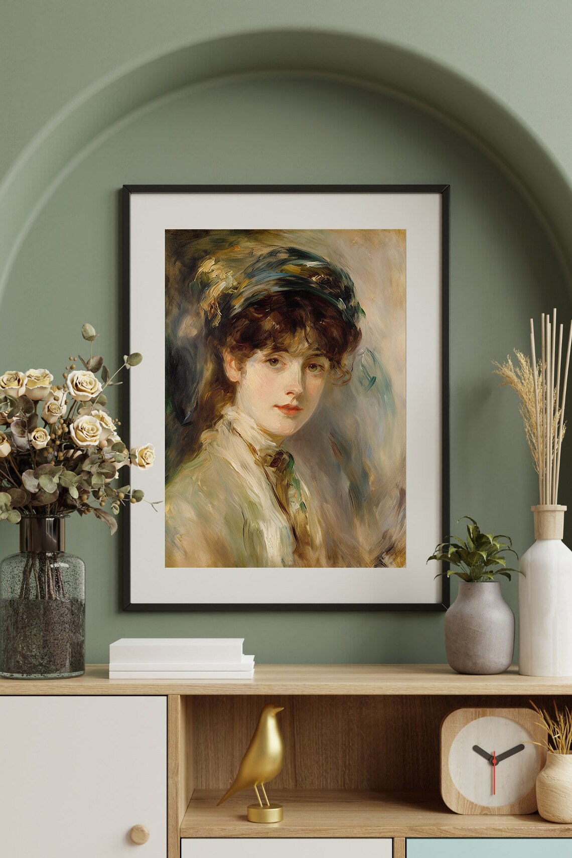 Vintage Regency Art | Portrait of Elizabeth Bennet | DIGITAL DOWNLOAD ...