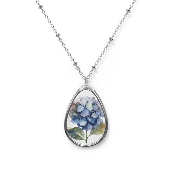 Hydrangea Necklace - Etsy