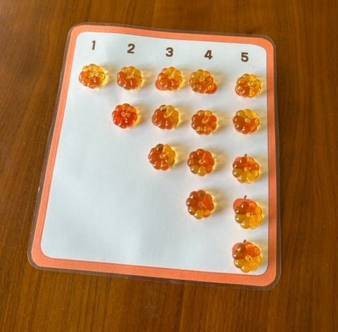 Montessori Counting Activity With Pumpkin, Halloween Math Activity for ...