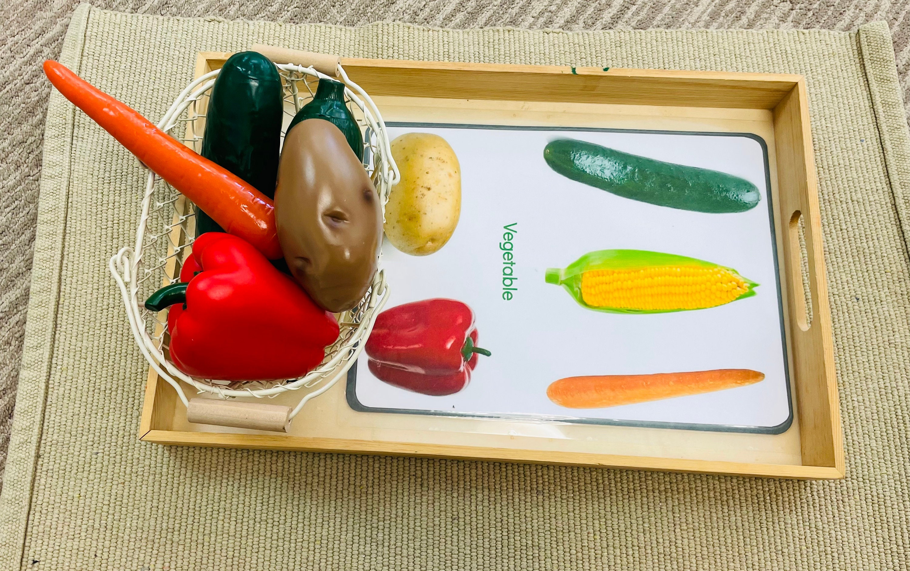 Montessori Printable Veggie Matching Work - Etsy