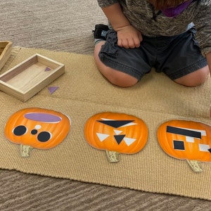 Shapes Matching Activity for Halloween Printable Pdf Page, Toddler ...
