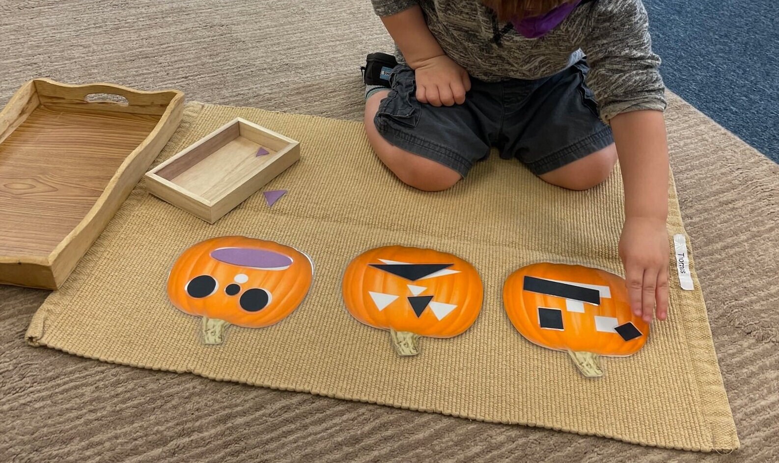 Shapes Matching Activity for Halloween Printable Pdf Page, Toddler ...