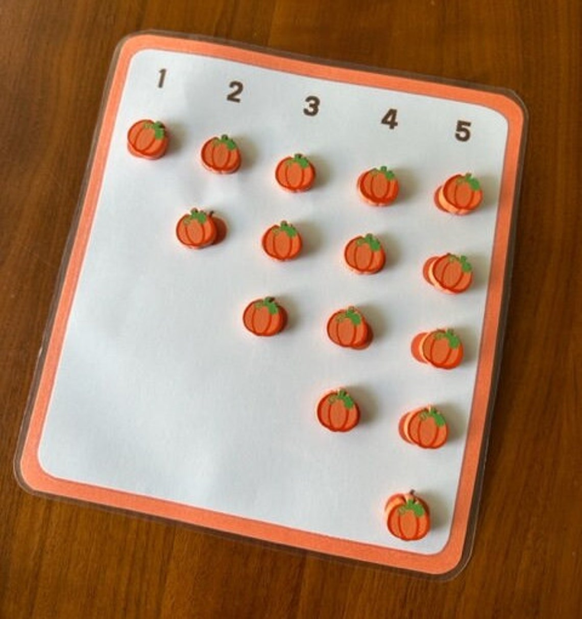 Montessori Counting Activity With Pumpkin, Halloween Math Activity for ...