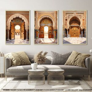 Wall Art,digital Art Print,mosque,brown Color,artistic Details ...