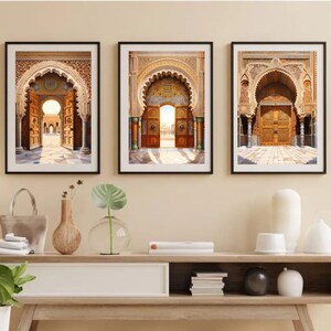 Wall Art,digital Art Print,mosque,brown Color,artistic Details ...
