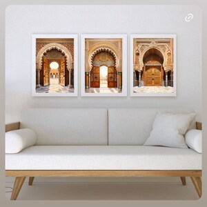 Wall Art,digital Art Print,mosque,brown Color,artistic Details ...