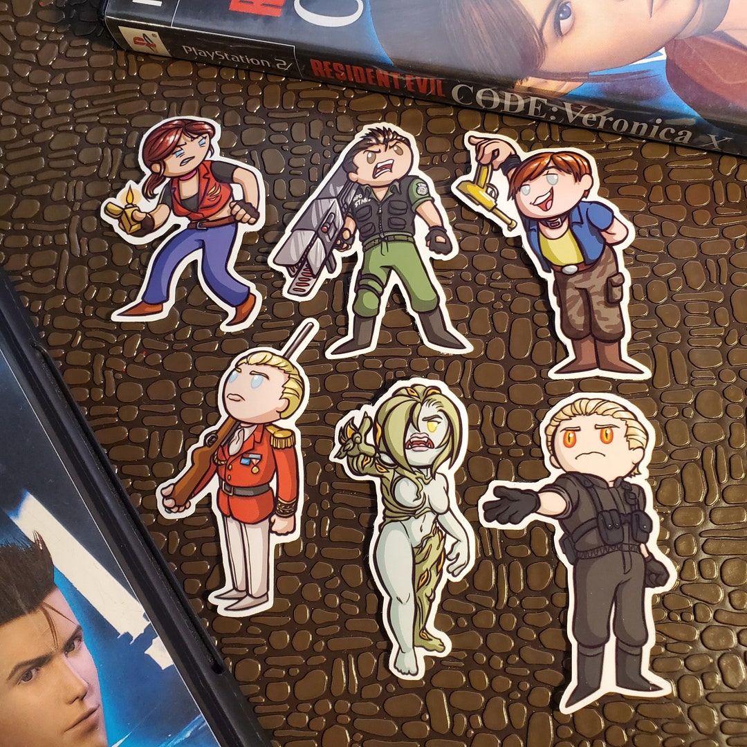 Resident Evil Code Veronica Sticker Collection - Etsy