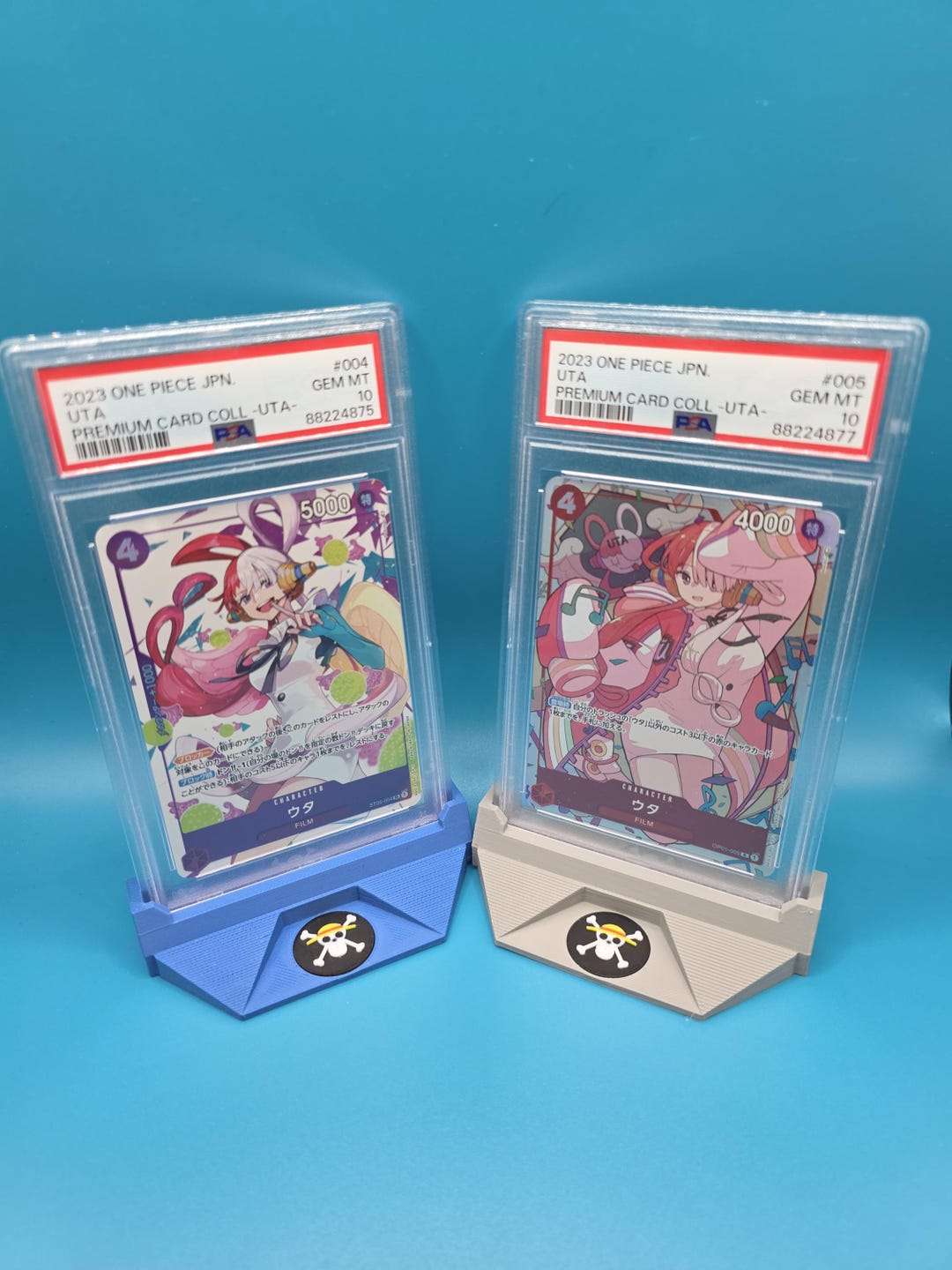 One Piece TCG Slab Holder With Straw Hat Pirates Logo for Graded Cards ...