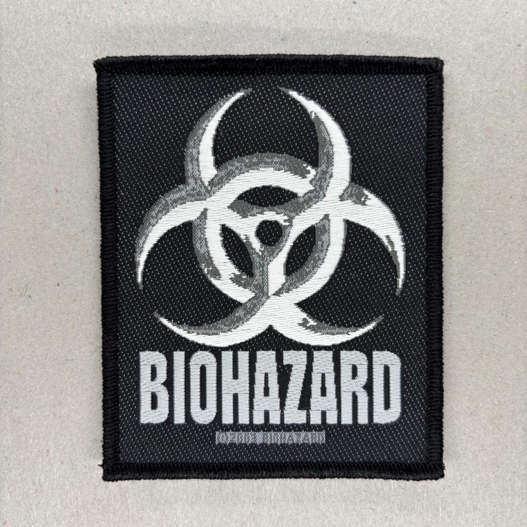 Biohazard - Logo | Original Woven Vintage Patch - Etsy