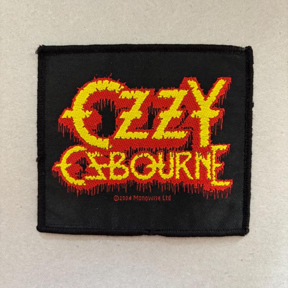 Ozzy Osbourne 'Logo' original vintage woven patch - Gem