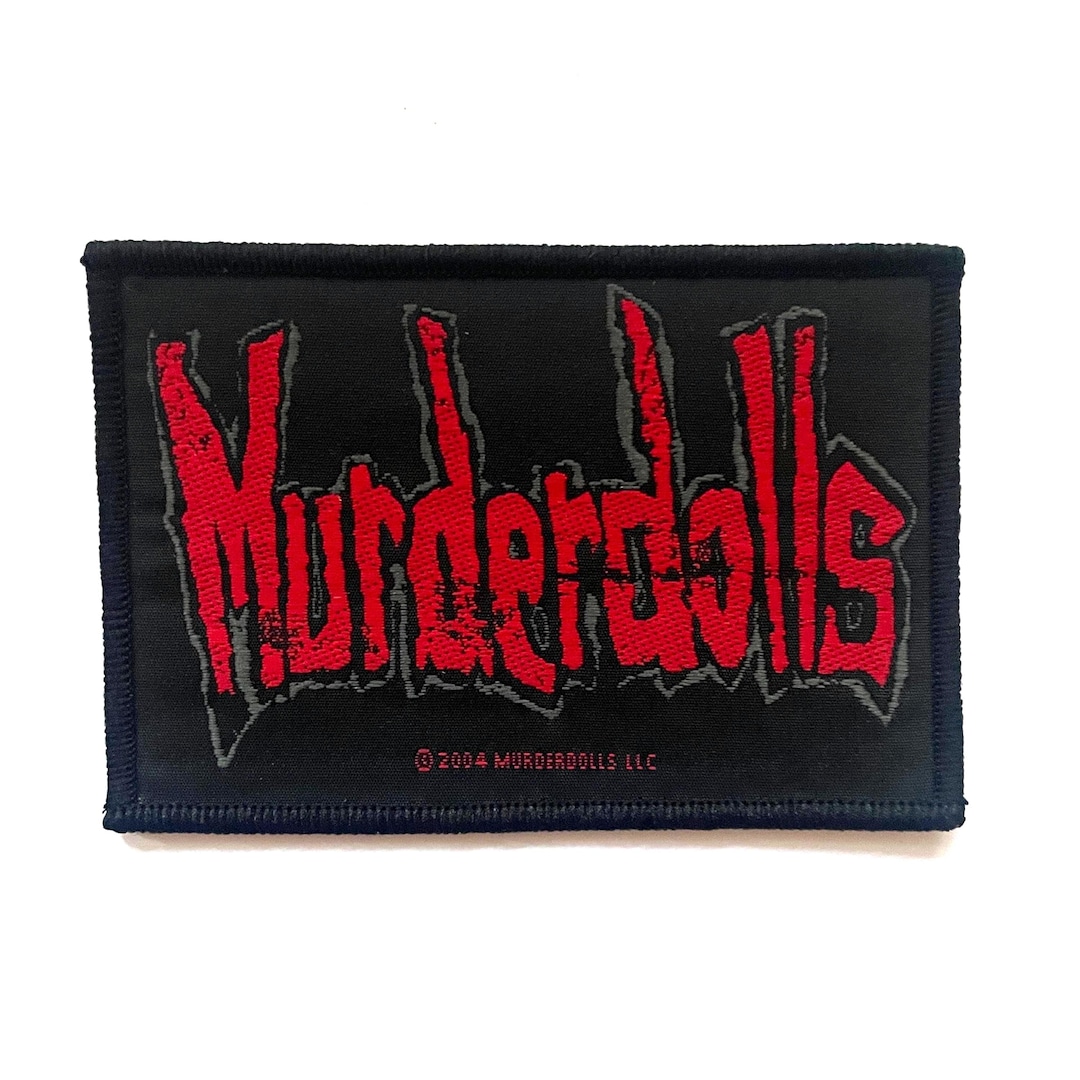 Murderdolls 'red Logo' 2004 Original Vintage Woven Patch - Etsy