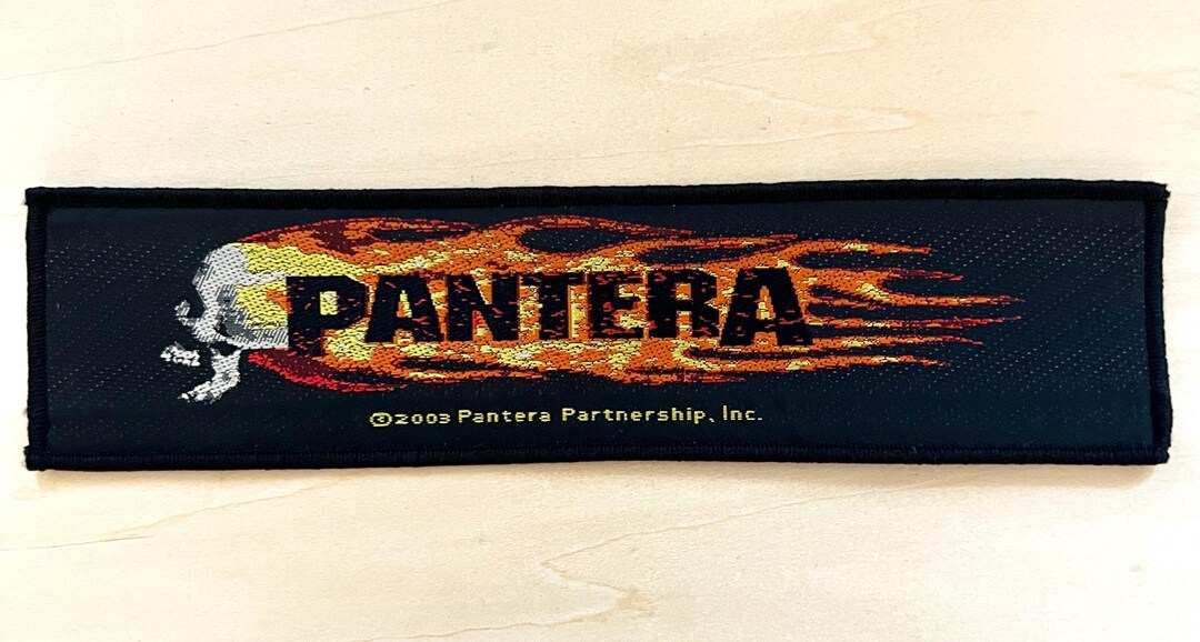 Pantera Original Vintage Woven Patch - Etsy