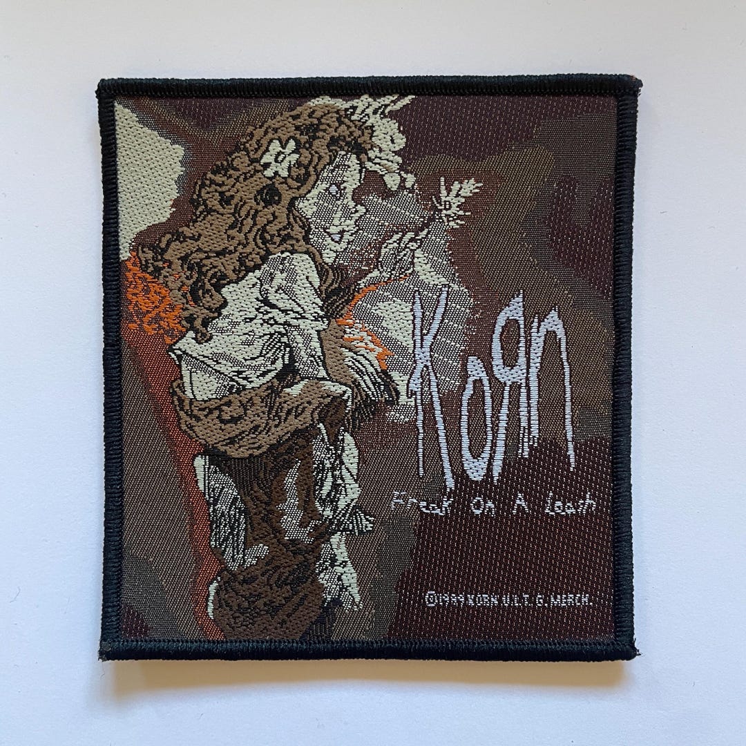 KORN freak on a Leash 1999 Patch Official Merchandise Metal Band Sew-on Vintage Woven Patch - Etsy