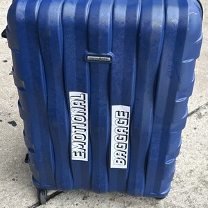 Emotional Baggage Sticker Funny Sticker Emotional Baggage Suitcase ...