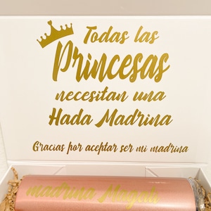 Todas Las Princesas Necesitan Una Hada Madrina Godparent Proposal in ...
