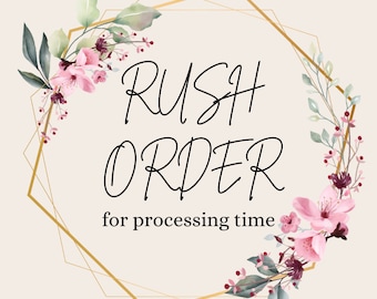 Rush My Order Upgrade Jump the Queue Guaranteed Faster - Etsy