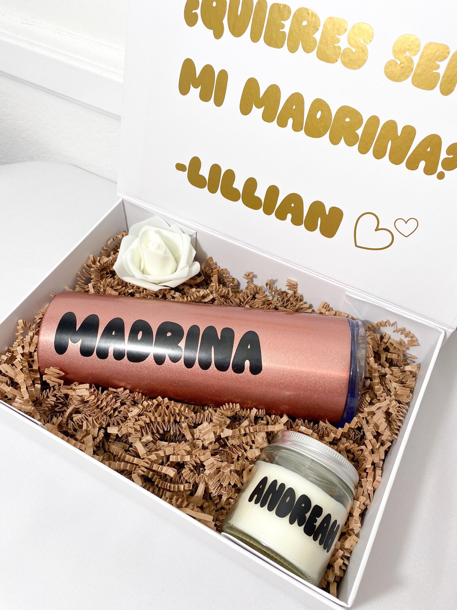 Madrina Proposal Box in Spanish Quieres Ser Mi Madrina De Bautizo ...