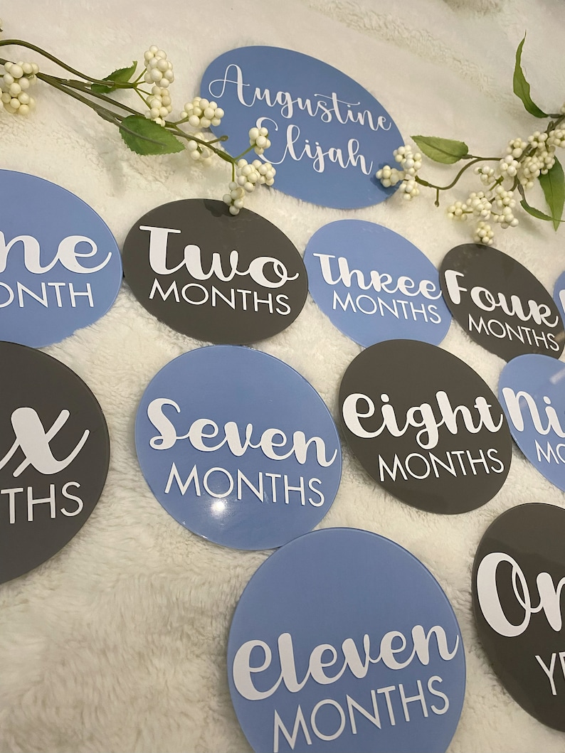 Baby Monthly Milestone Disc Baby Shower Gift for New Mom New Baby Gift ...