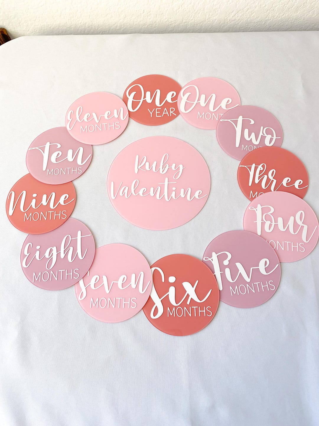 Baby Monthly Milestone Disc Baby Shower Gift for New Mom New Baby Gift ...