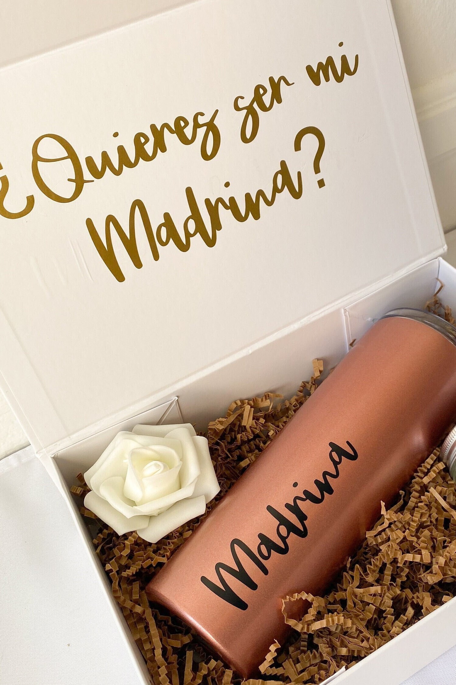 Quieres Ser Mi Madrina De Bautizo Madrina Proposal in Spanish Bautizo ...