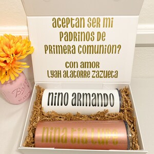 Quieren Ser Mis Padrinos De Primera Comunion Padrinos Proposal in ...
