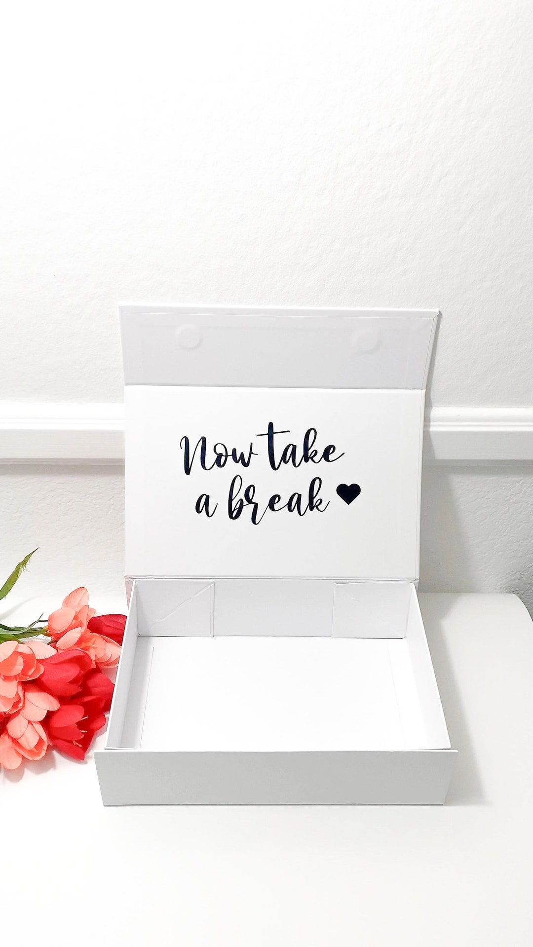 White Gift Box Magnetic White Gift Box Empty Fillable Gift Box White ...