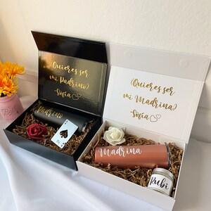 Quieres Ser Mi Madrina De Bautizo Madrina Proposal in Spanish Bautizo ...