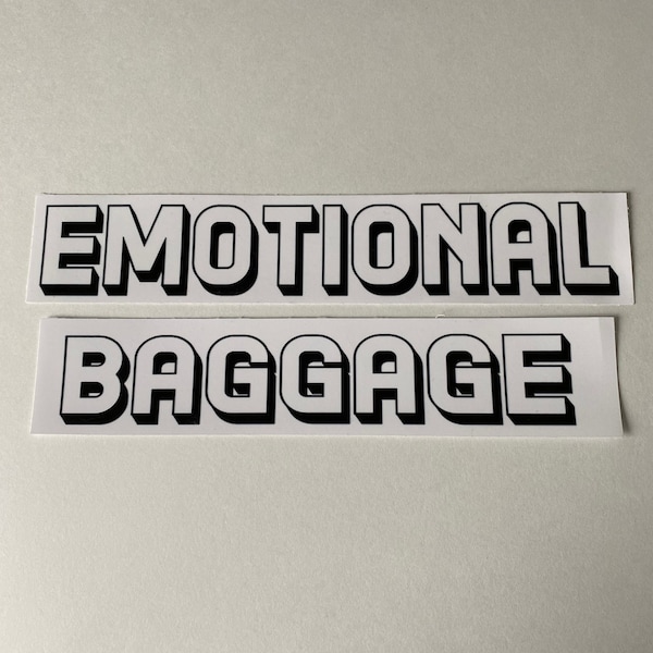Funny Luggage Sticker - Etsy