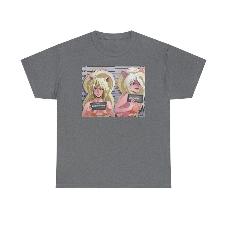 Dominion Tank Police Anime Puma Sisters Mug Shot Graphic T-shirt - Etsy ...