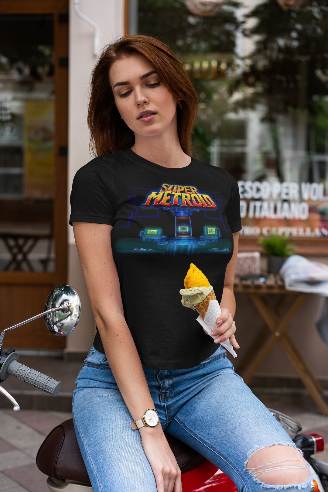 Super Metroid Graphic Tee SNES Retro Gaming T-shirt Vintage Video Game ...
