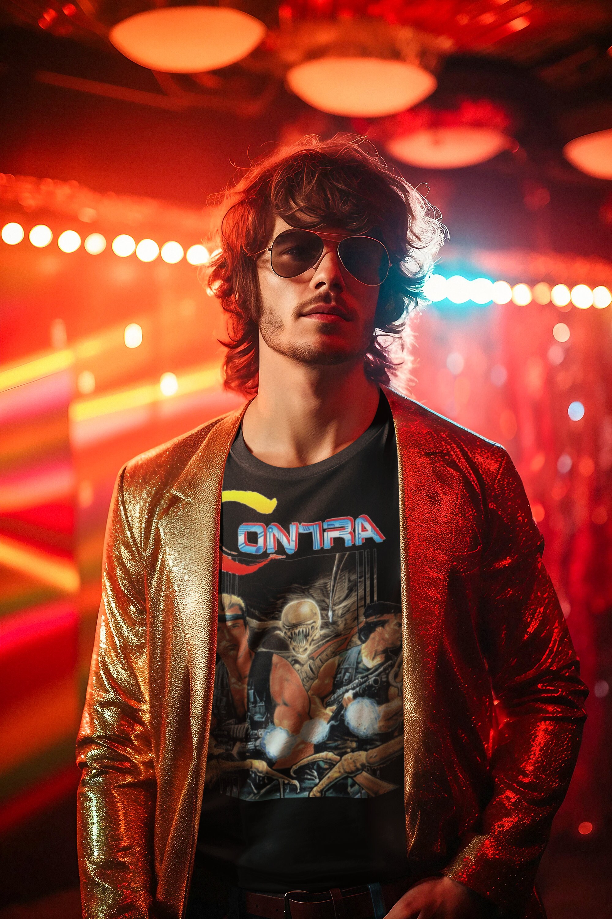 Contra NES Graphic Tee Retro Gaming Shirt 80s Video Game Apparel ...