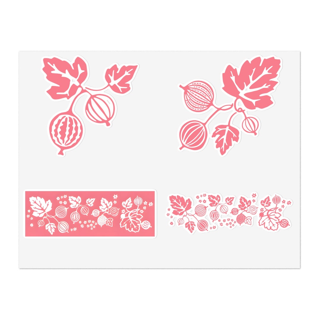 Pyrex Stickers Sticker Sheet: Pyrex Gooseberry 1950s Pyrex - Etsy