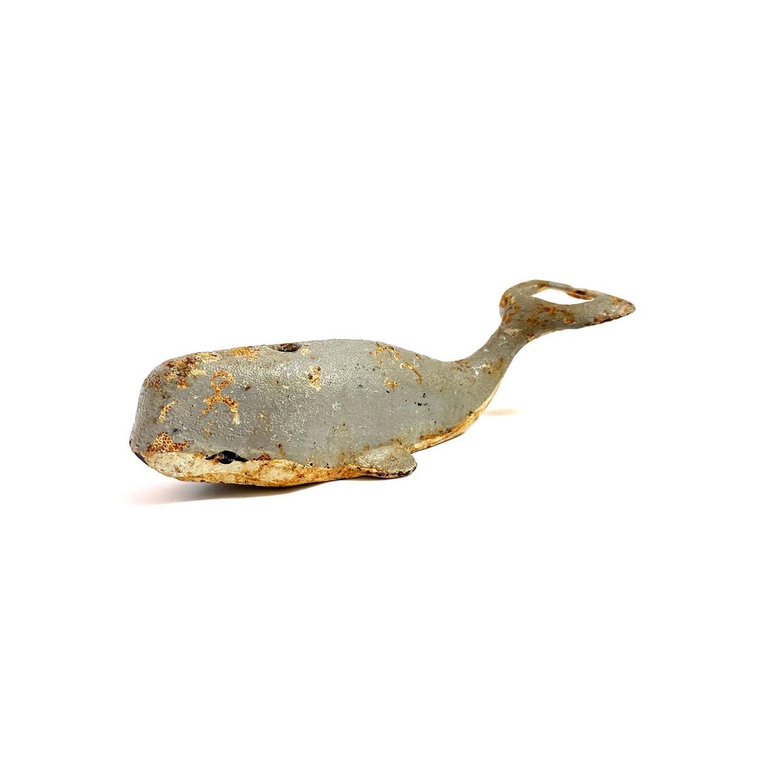 Vintage Cast Iron Wall Mount Whale Bottle Opener - Etsy